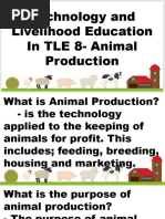 UNIT 3 Animal Production | PDF | Livestock | Agriculture