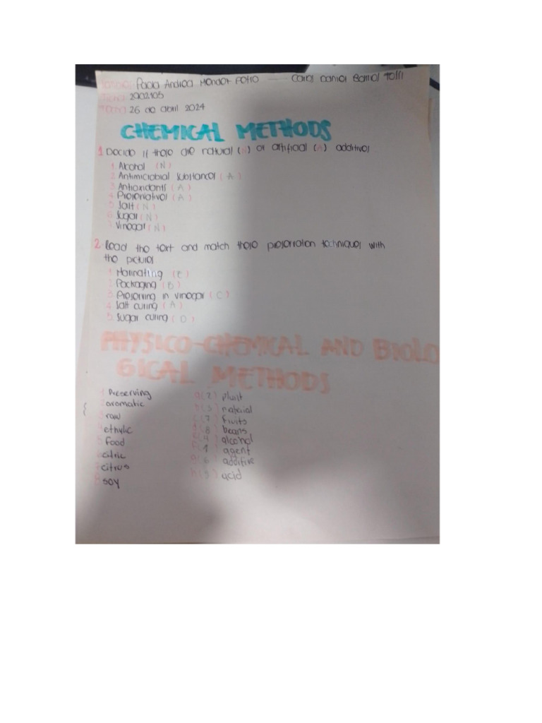 Chemical Methods | PDF