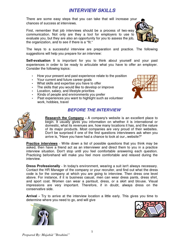 Effective Steps For Interview | PDF | Job Interview | Experience