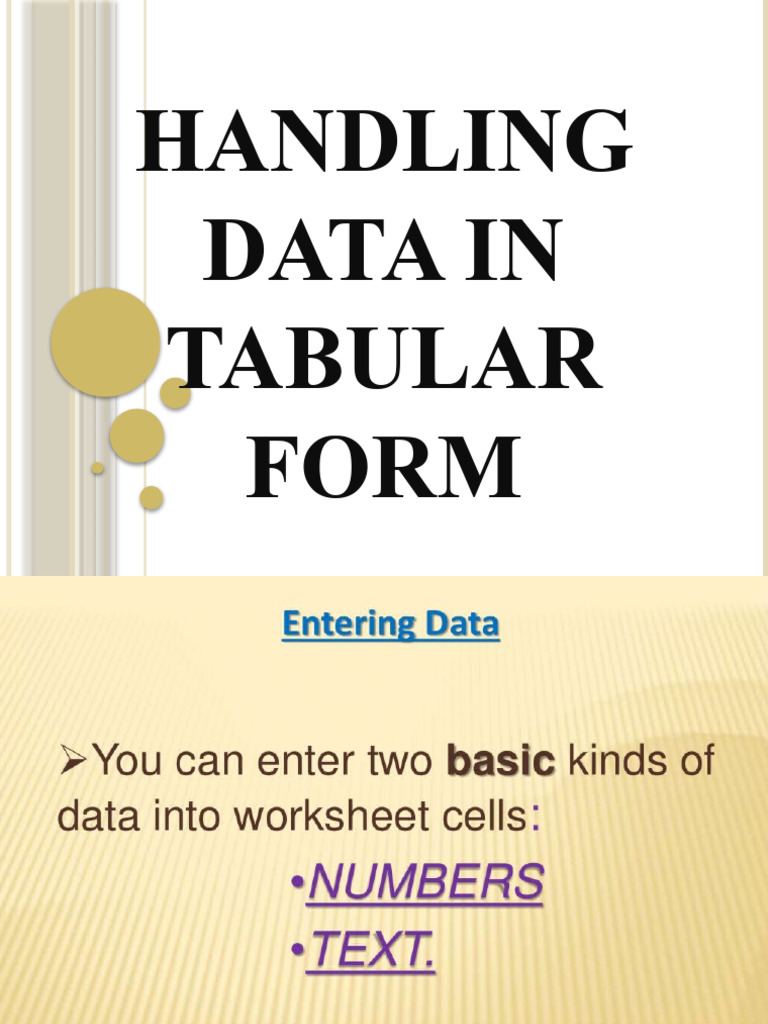 Excel Data Handling and Formulas Guide | PDF | Microsoft Excel ...