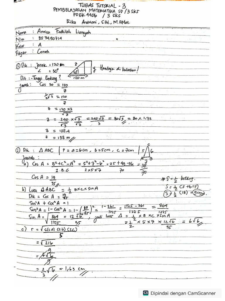 TT3 AnnisaFL 857490714 | PDF