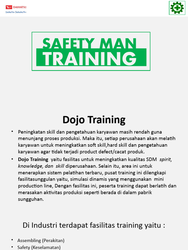 Safety Man Dojo | PDF | Bisnis