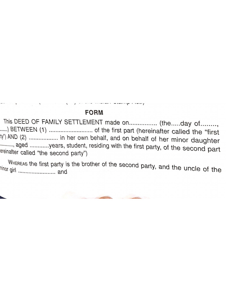 Settlement Deed | PDF