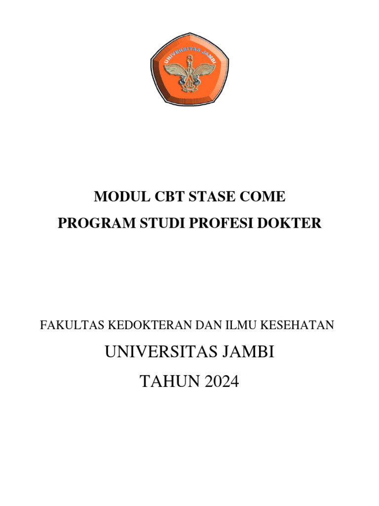 MODUL SOAL CBT Periode Maret 2024 Mahasiswa | PDF