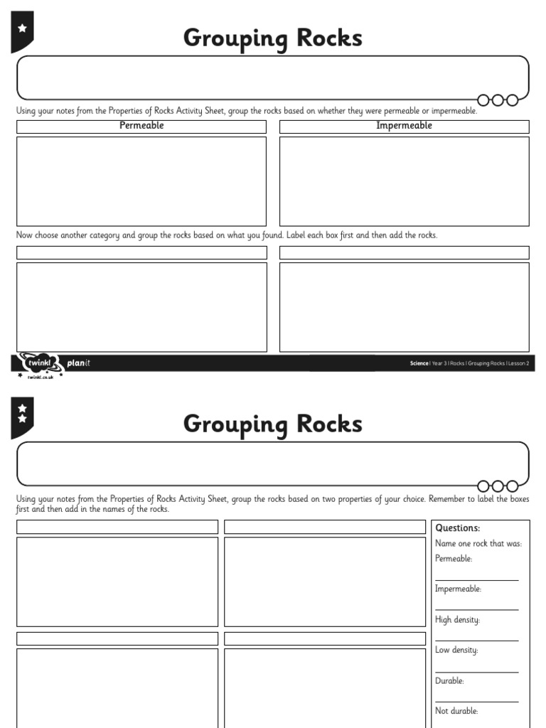 Grouping Rocks | PDF | Rock (Geology) | Permeability (Earth Sciences)