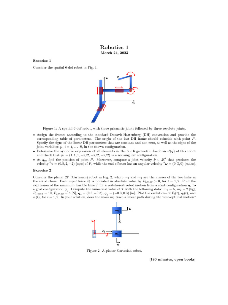 Robotics1 23.03.24 Text | PDF | Teaching Methods & Materials