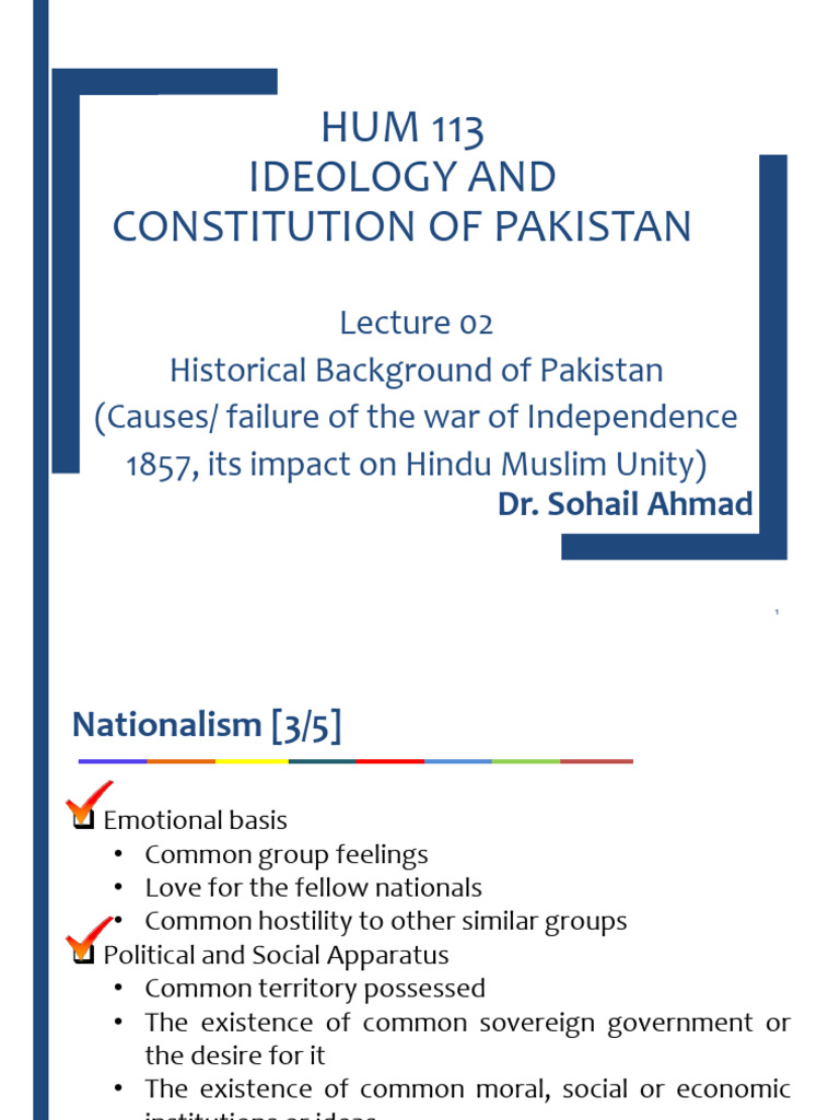 HUM113 Slides Lecture02 240226 113649-1 | PDF | Two Nation Theory | Muhammad Ali Jinnah