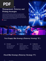 SAP WM Putaway and Removal Strategies in WM | PDF | Warehouse | Logistics