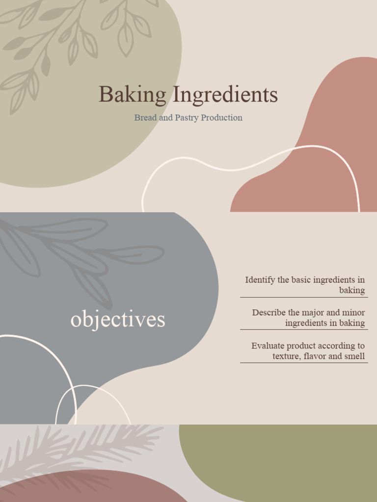 Week2 - Baking Ingredients | PDF | Flour | Breads