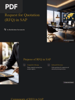 13 ME41 - How To Create RFQ (Request For Quotation) in SAP | PDF ...