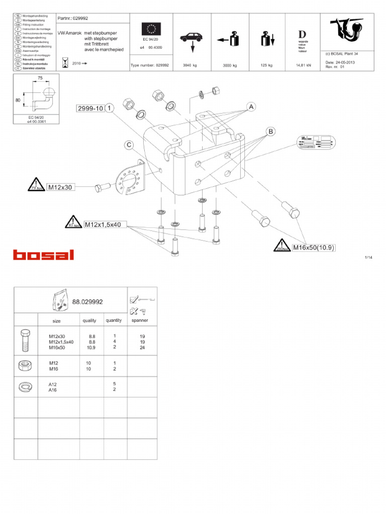 Bosal 3361 4309 | PDF