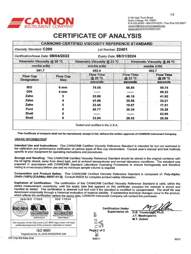 2024 - C200 - Lot 22401 - Cannon | PDF