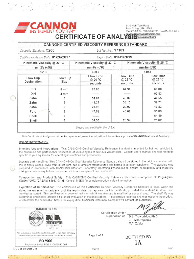 2017 - C200 - Lot 17101 - Cannon | PDF