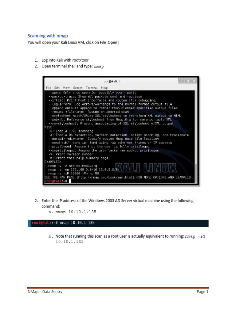 Scanning With Nmap | PDF | Data Transmission | Computer Networking