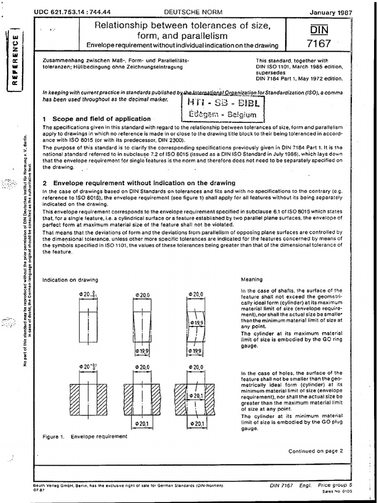 Din 7167 | PDF Din 7167 | PDF