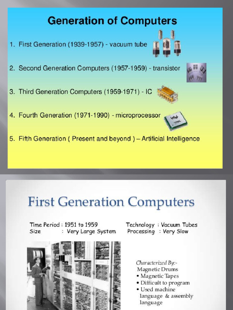 Generations of Computers | PDF