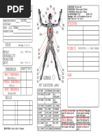 Mothership Character Sheet v5.12 | PDF