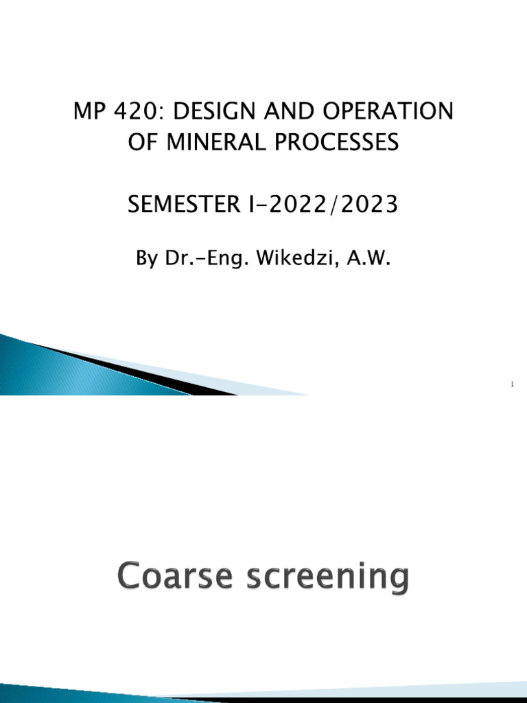 Coarse Screening Equip Select-Students - 2023 - 1 | PDF