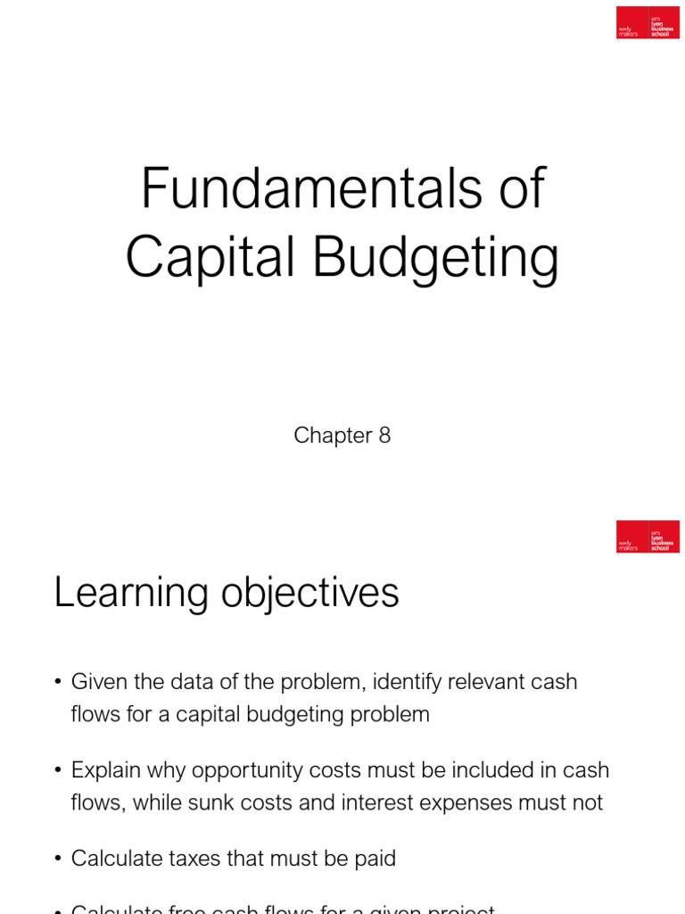 Capital Budgeting Fundamentals Explained | PDF | Free Cash Flow ...