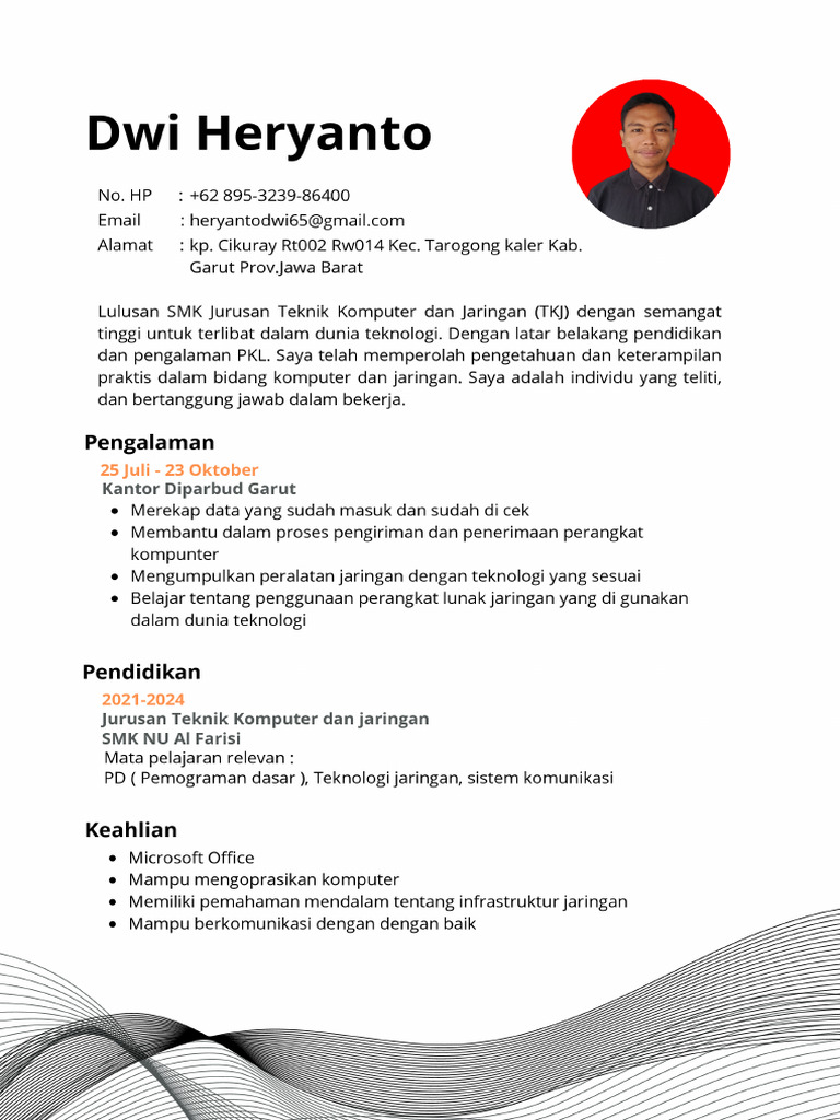 CV Dwi Heryanto - 20240723 - 133712 - 0000 | PDF