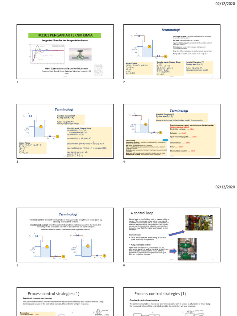 Bab 14 - Pengantar Dinamika Dan Pengendalian Proses | PDF | Applied ...