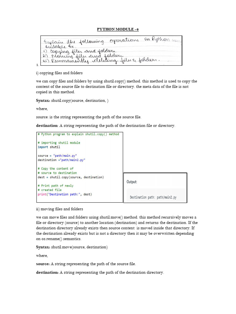 Python QB Solns (Mod 4) | PDF | Computer File | Zip (File Format)