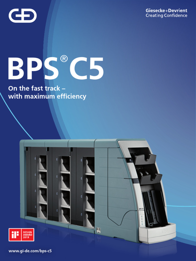 GD Brochure BPS C5 en | PDF | Banknote | Cash GD Brochure BPS C5 en | PDF | Banknote | Cash