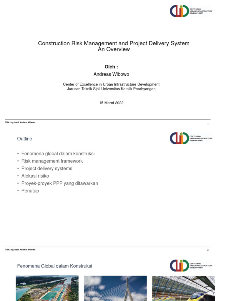 Risk Management and Project Delivery System An Overview | PDF | Real ...