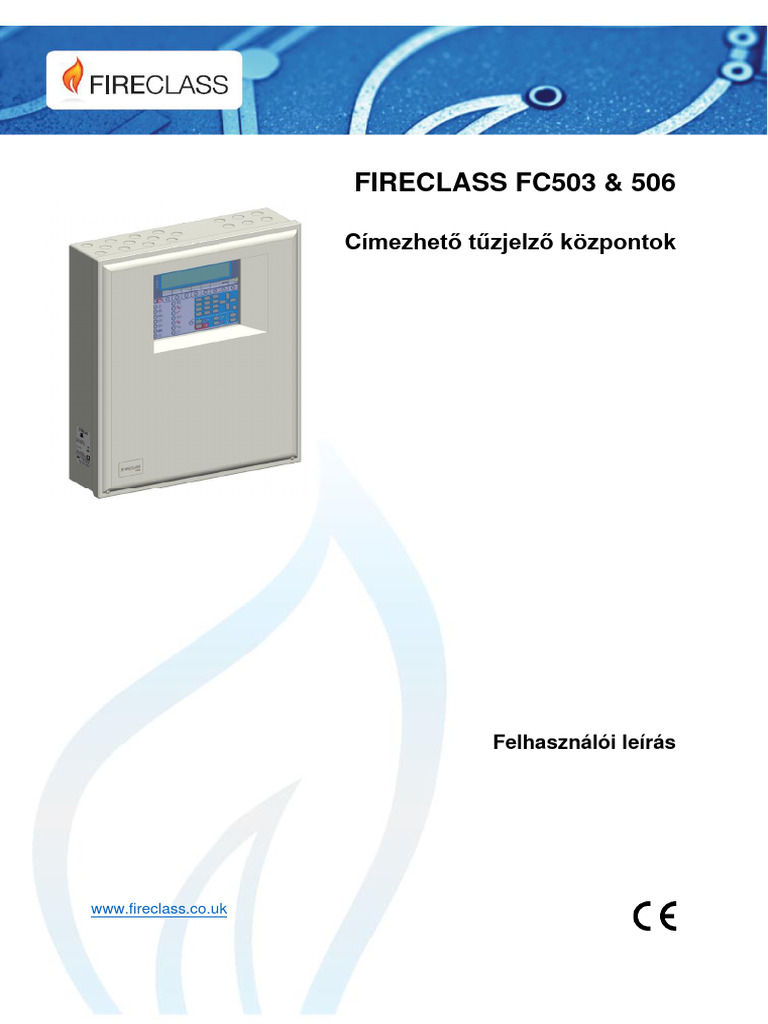 Fireclass fc503 506 Felhasznaloi Leiras Hun | PDF