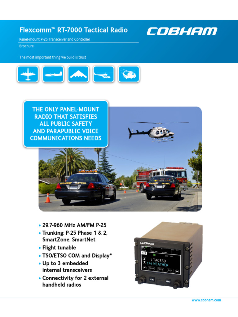 RT 7000 Datasheet | PDF | Radio | Telecommunications