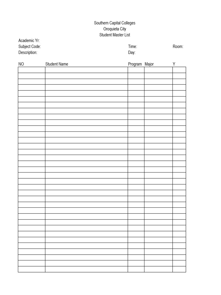 SCC e Class Record For Art Ed Practical Arts He Classes | PDF