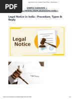 Model Draft of - Notice Under Section 80 CPC Against State Government ...