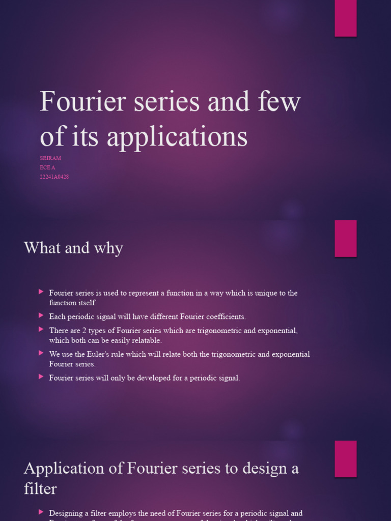 Fourier Series | PDF | Fourier Series | Fourier Transform Fourier Series | PDF | Fourier Series | Fourier Transform