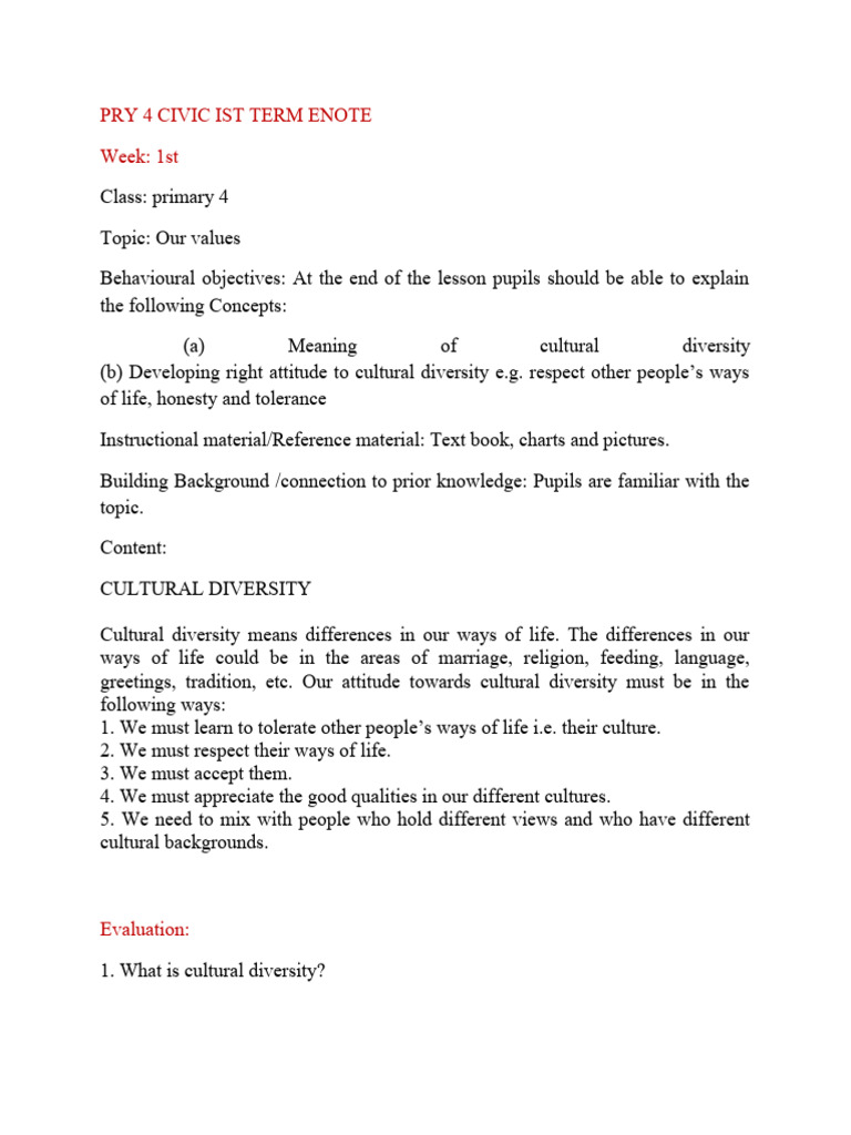 PRY 4 Civic Ist Term | PDF | Government | Reason