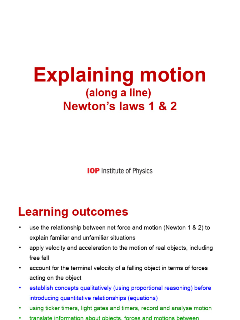 Newtons Laws 1&2 | PDF | Force | Newton's Laws Of Motion