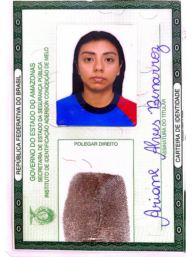 RG Frente e Verso | PDF