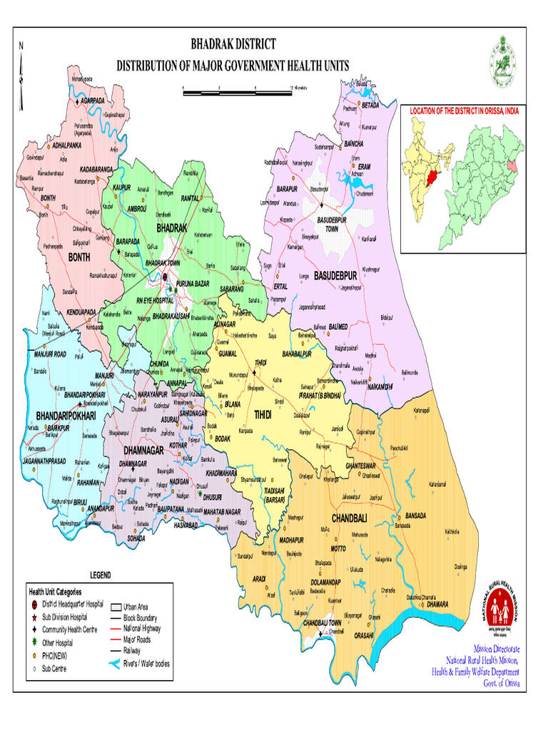 Bhadrak Map | PDF