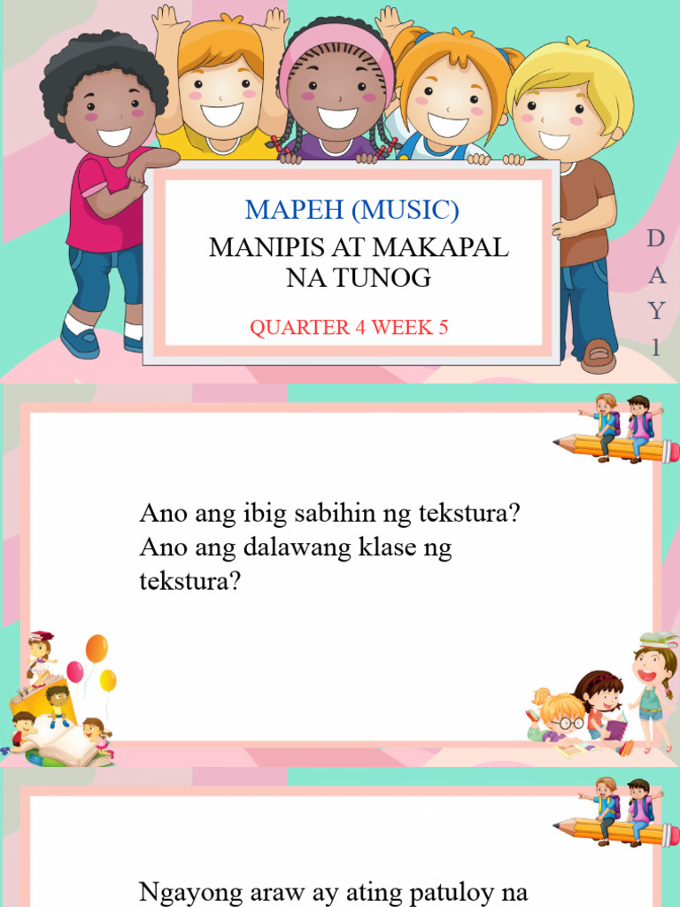 Mapeh - Week 5 | PDF