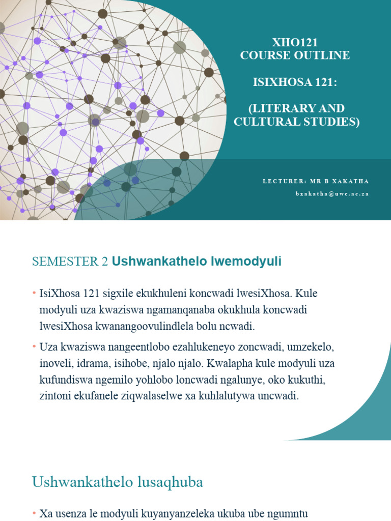 Ukuhlalutya Uluncwadi LwesiXhosa | PDF