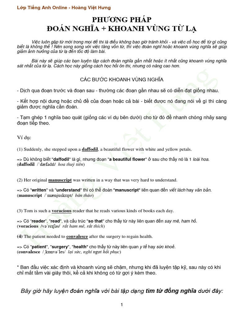 Đoán Nghĩa T L - 1 | PDF