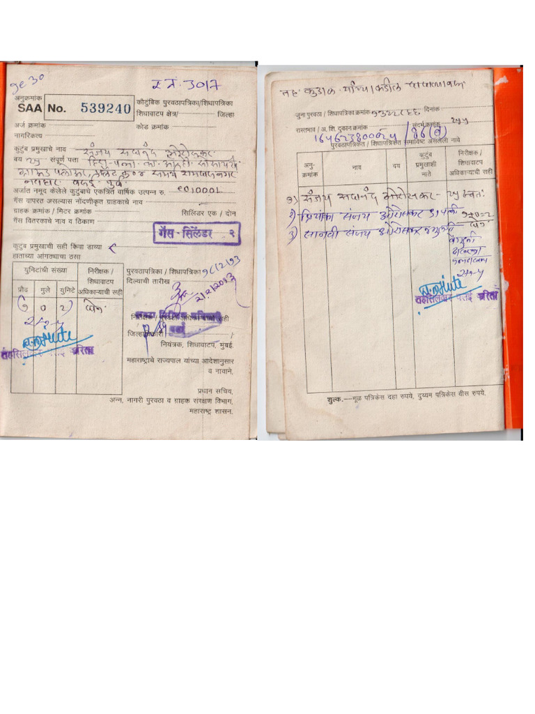 Ration Card | PDF
