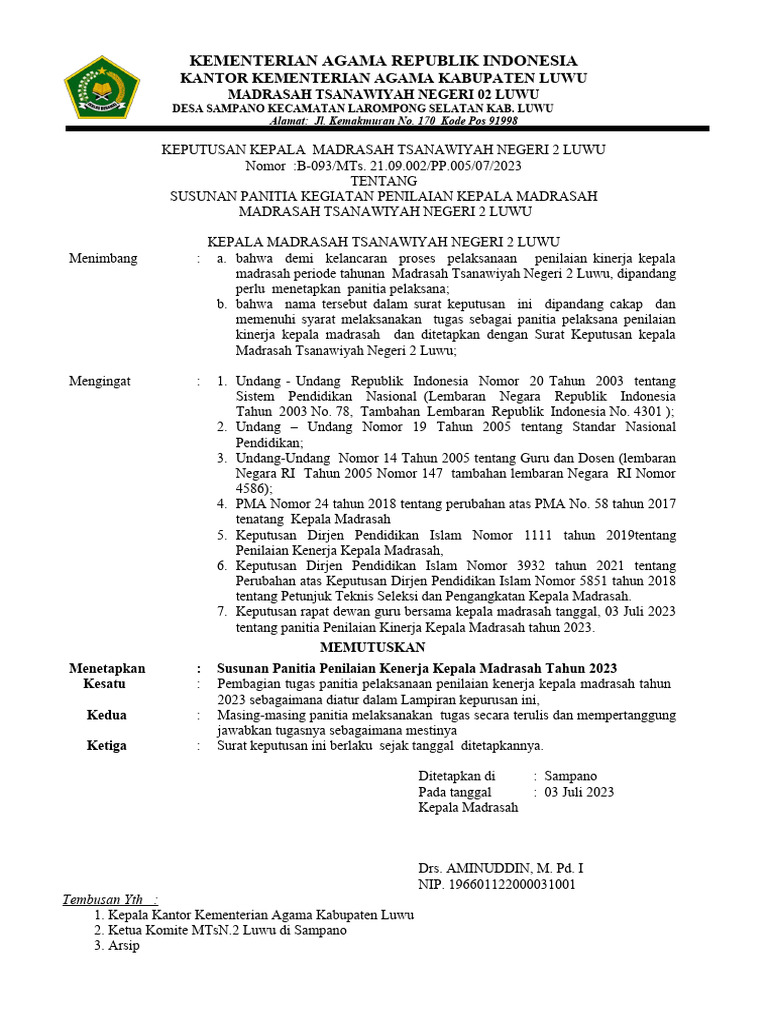 Surat Sosialisasi PPDBM | PDF