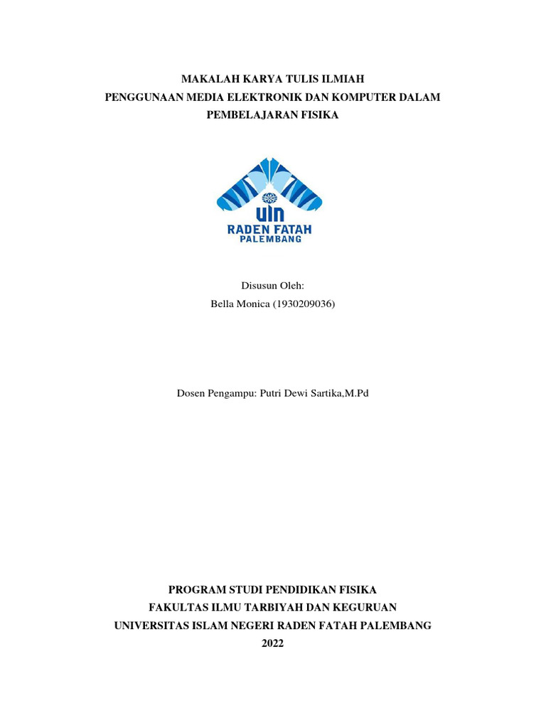 Bella Monica 1930209036 UTS KTI | PDF | Komputer