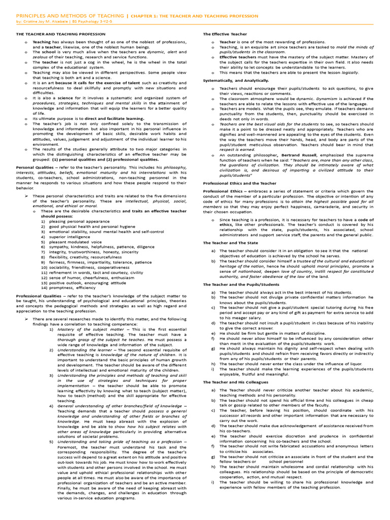 PAMT Prelims | PDF | Teachers | Learning