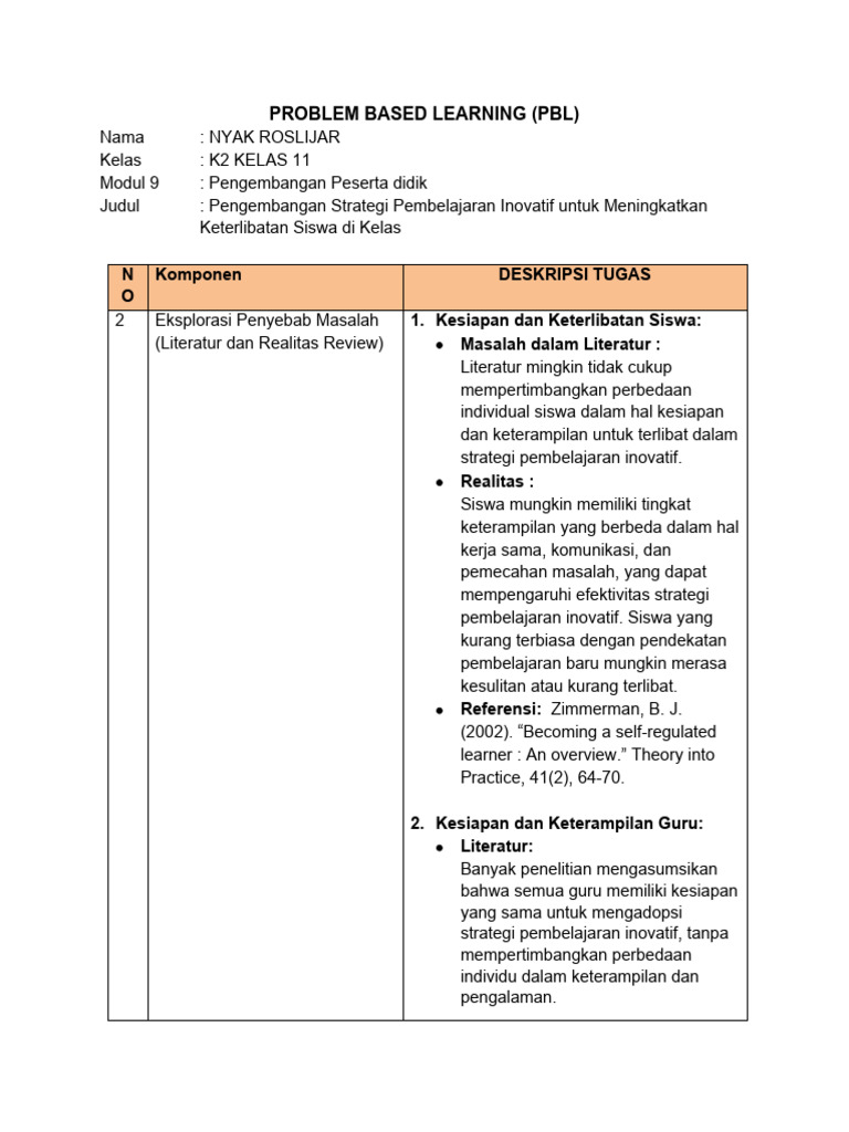 Problem Based Learning | PDF