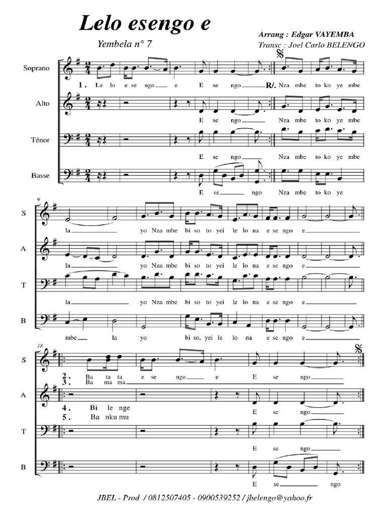 Lelo Esengo e | PDF