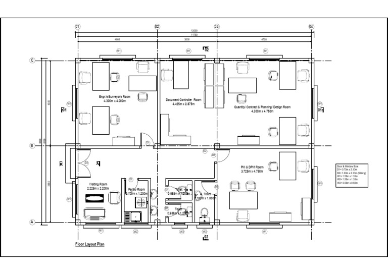 Contractor Office Floor Plan | PDF