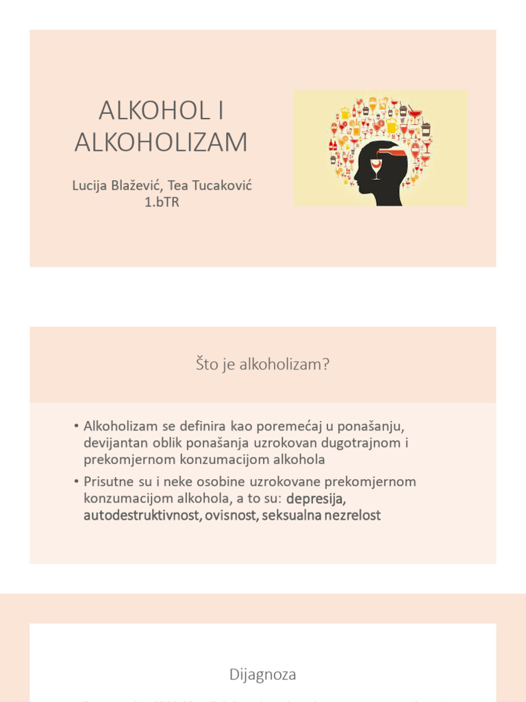 Alkohol I Alkoholizam PDF | PDF
