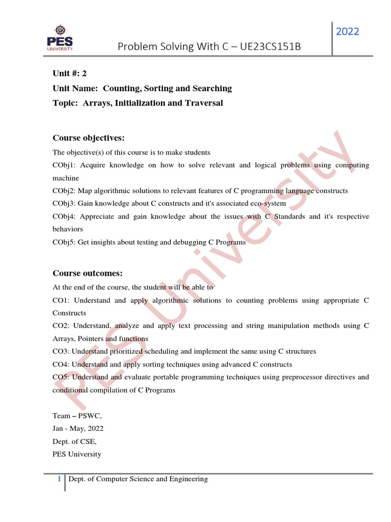 Unit 2 Notes Pdf Parameter Computer Programming Pointer Computer Programming 5732
