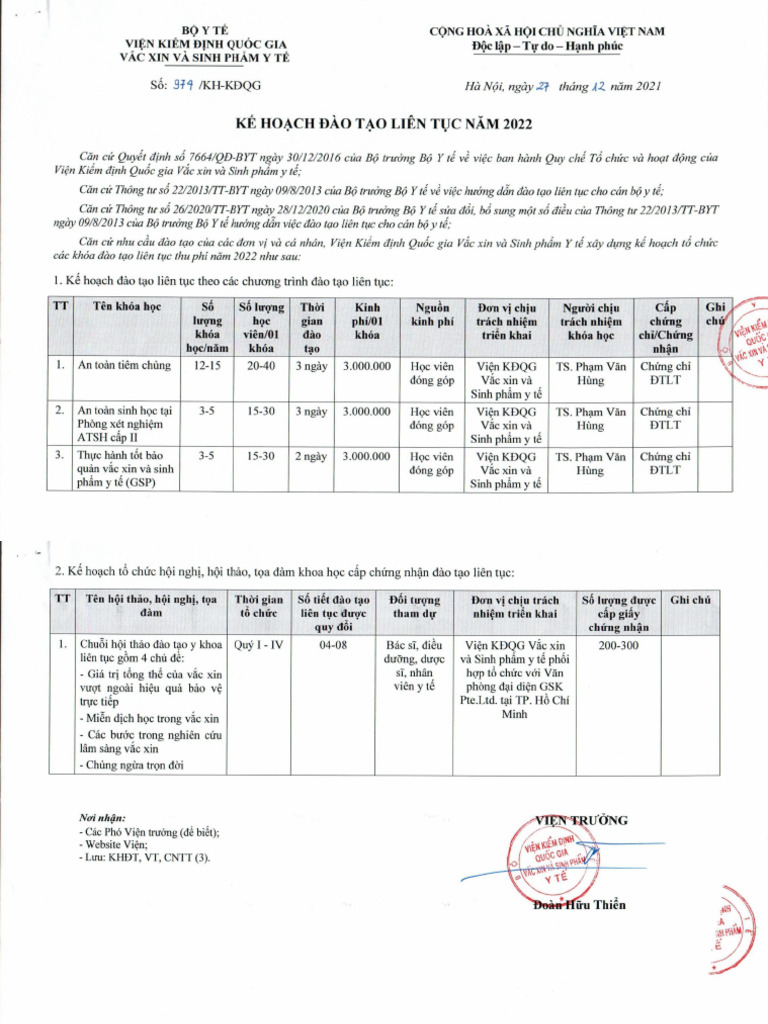 Ke Hoach CME 2022 - New Form | PDF